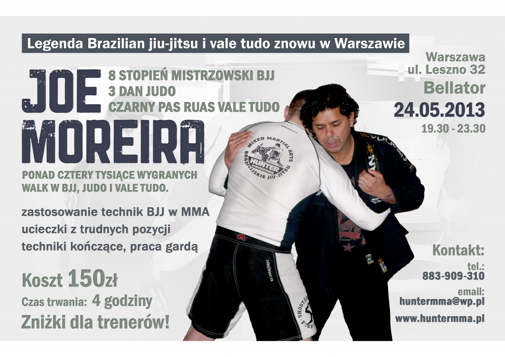 Seminarium z Joe Moreira - GrapplerINFO! Chwytasz?